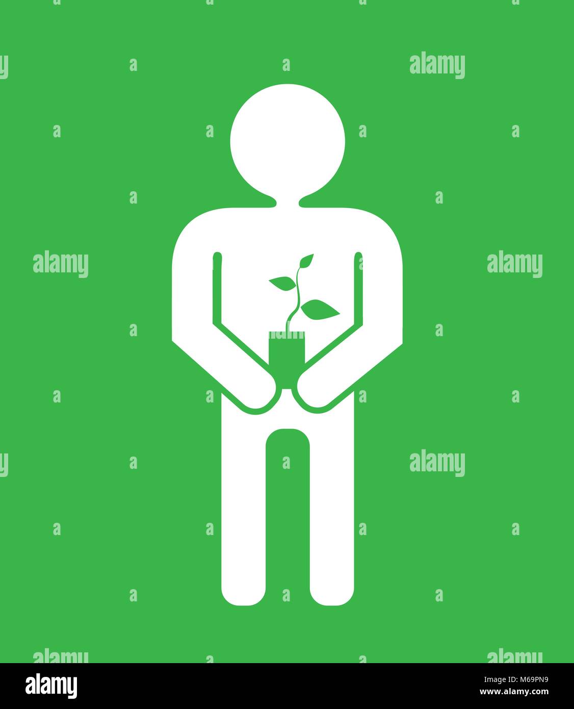 planting new green life Stock Vector Image & Art - Alamy