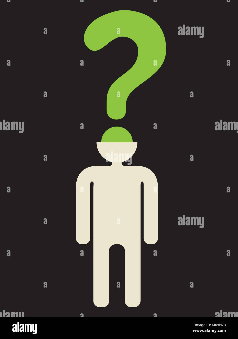 open minded person questioning Stock Vector Image & Art - Alamy