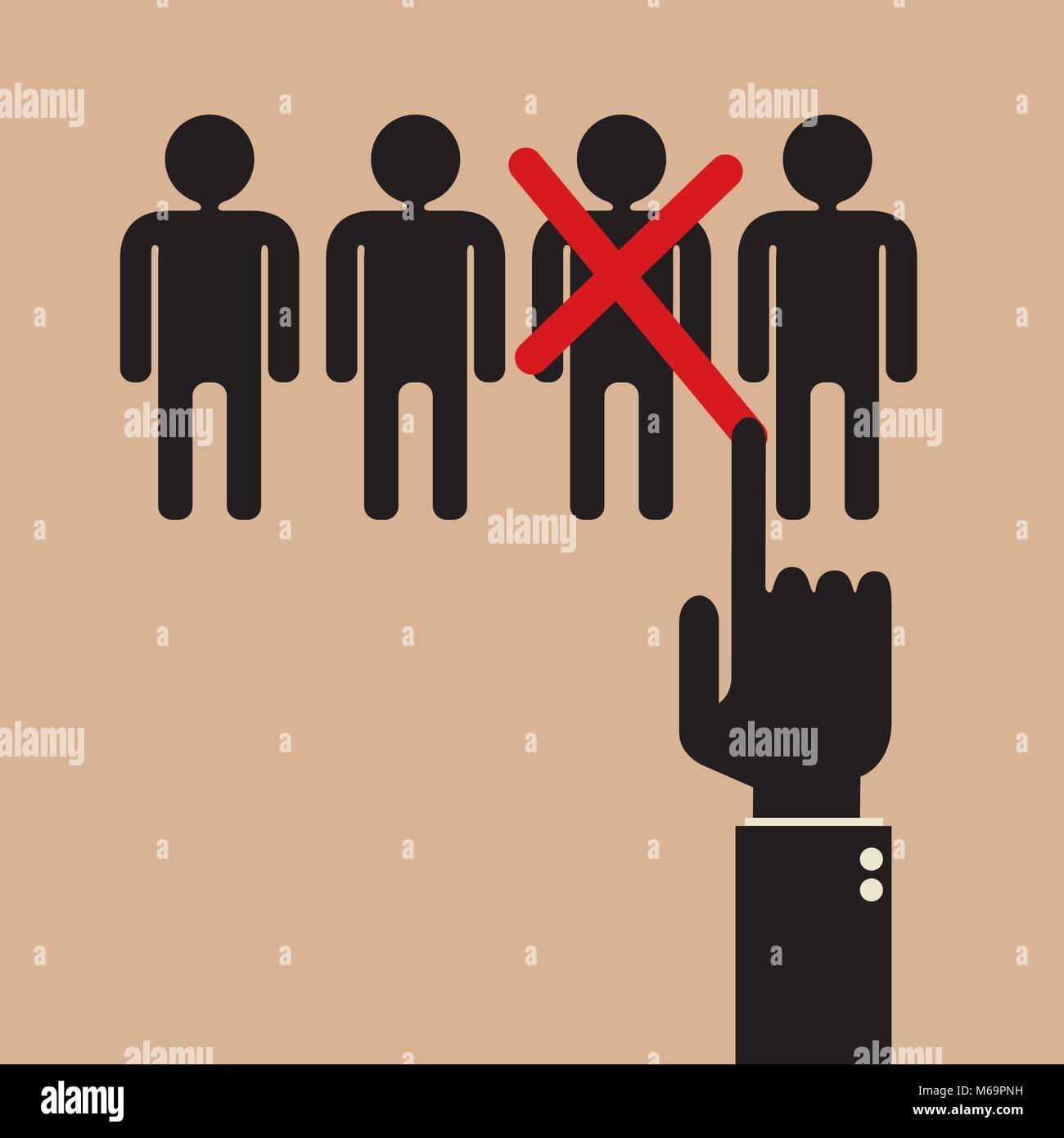 Dismissal out Stock Vector Images - Alamy