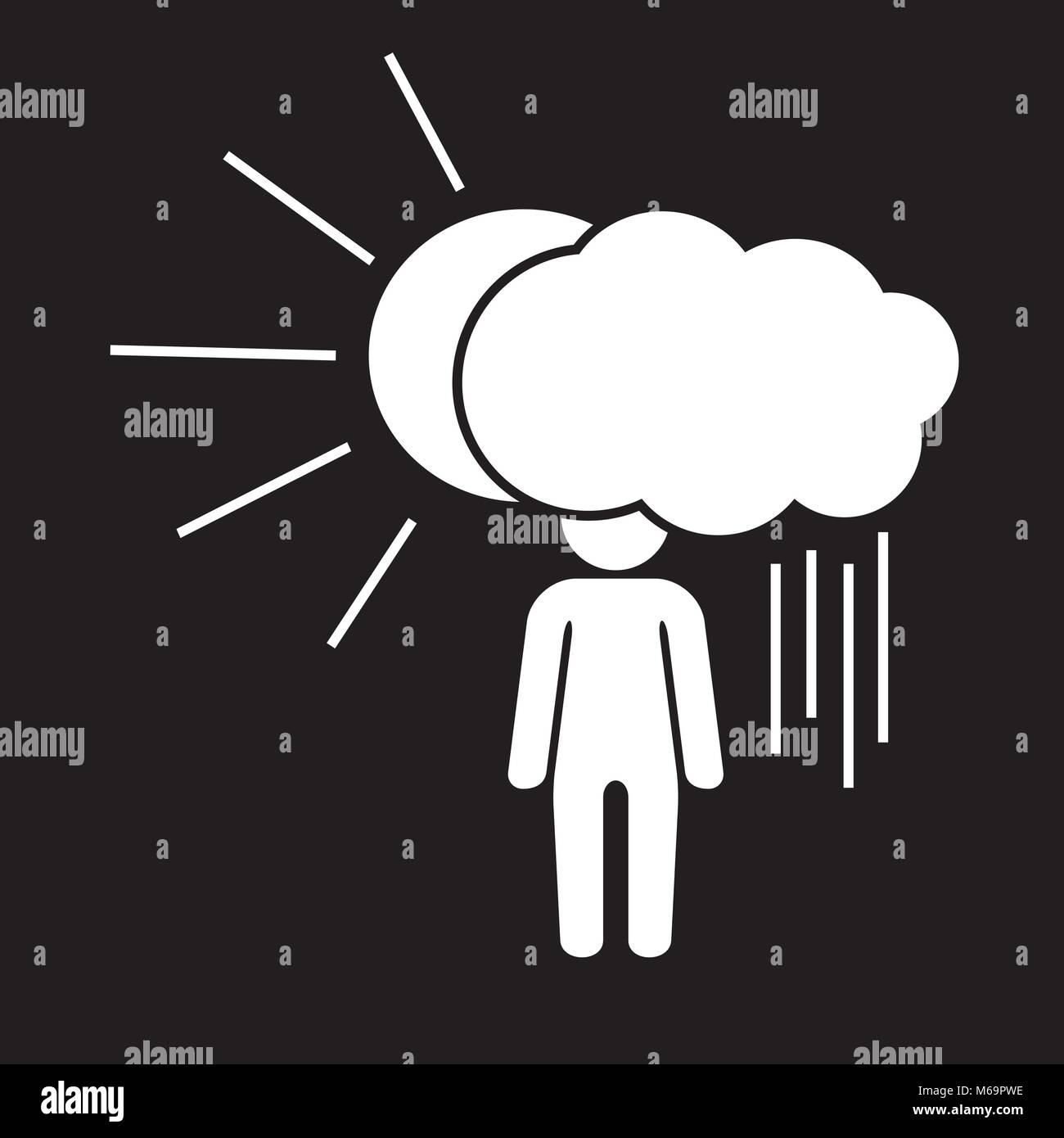 Unpredictable weather cartoon hi-res stock photography and images - Alamy