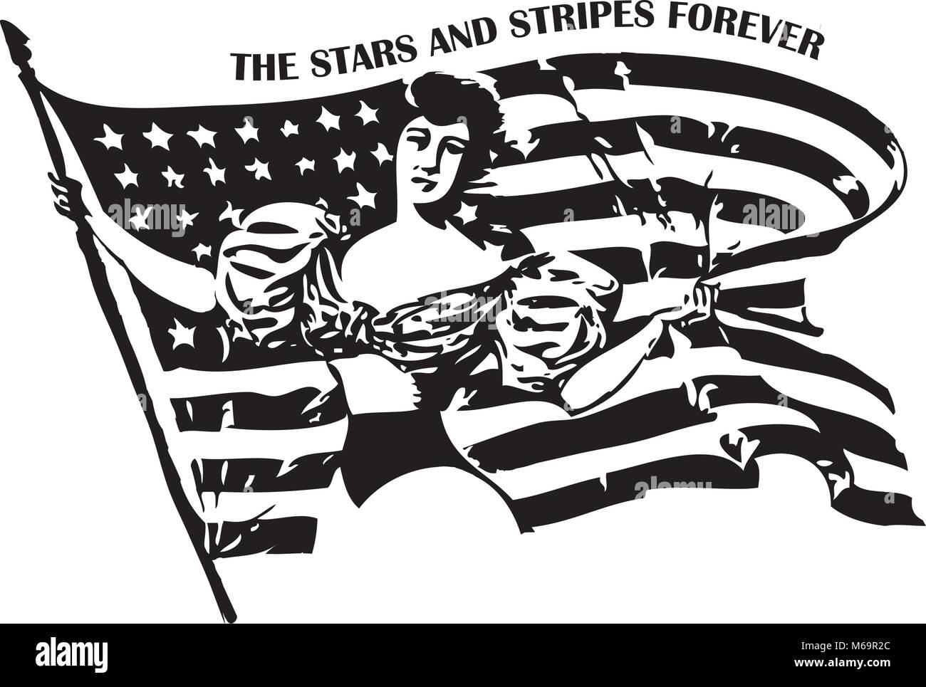 Stars and stripes vector vectors hi-res stock photography and images ...