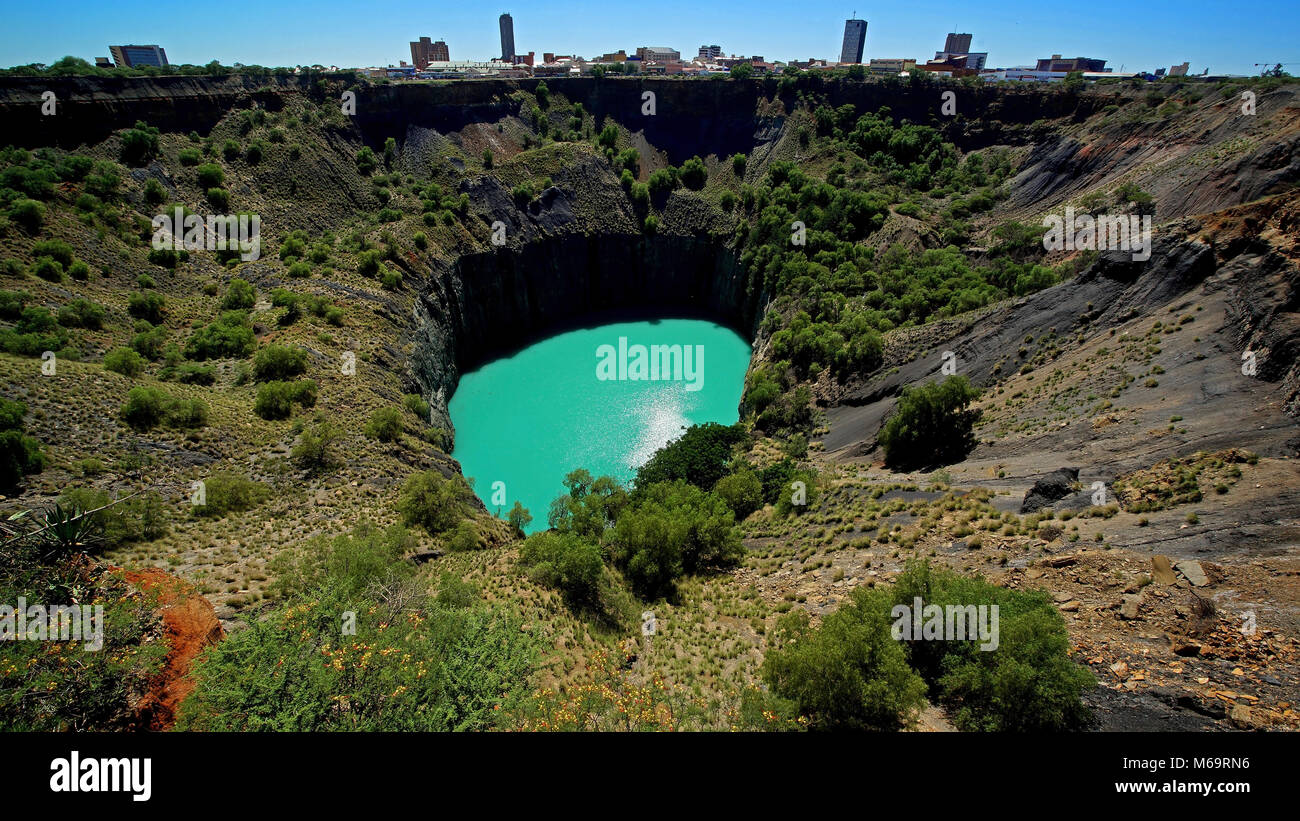 The Big Hole, Open Mine, Kimberley Mine or Tim Kuilmine is an open-pit ...