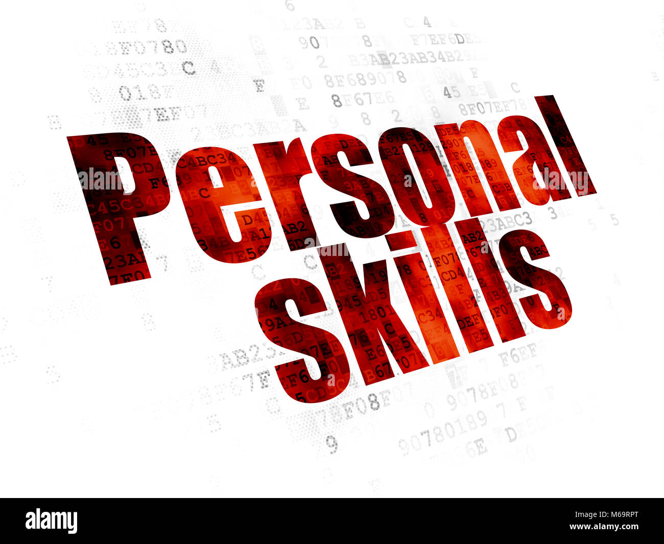 Learning concept: Personal Skills on Digital background Stock Photo - Alamy