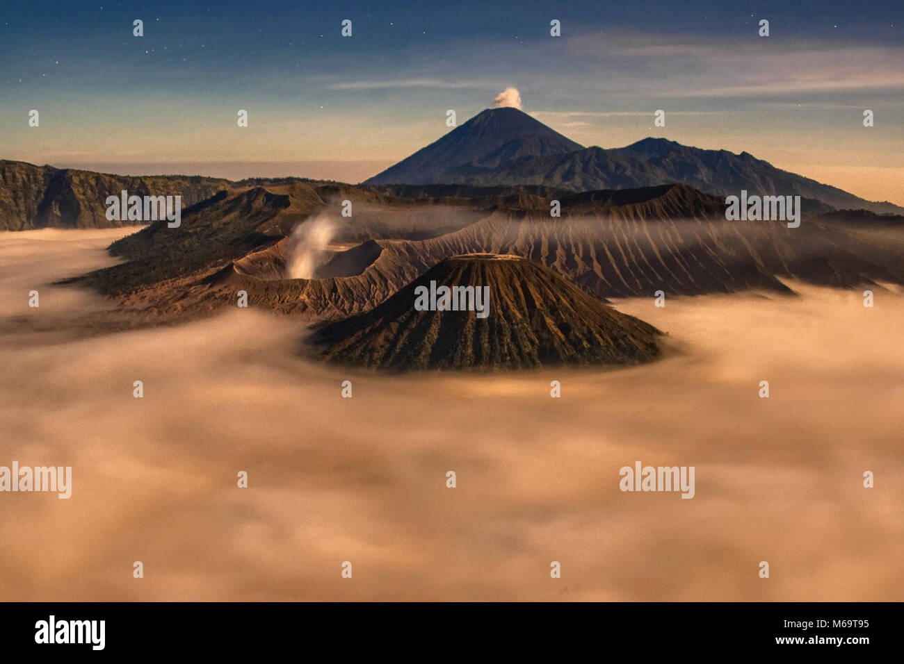 Semeru volcano aerial hi-res stock photography and images - Alamy