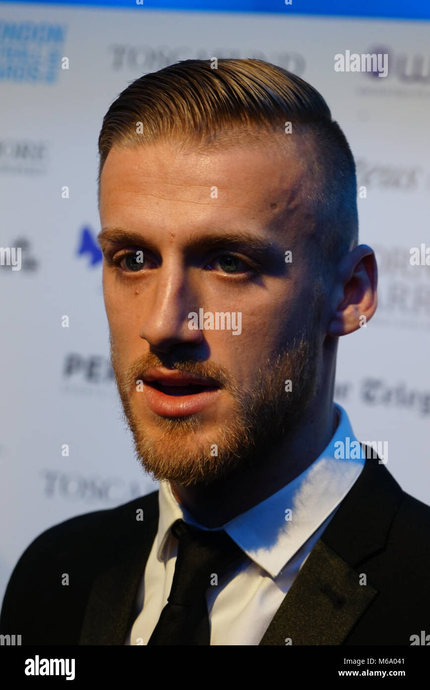 London, UK. 1st march, 2018. Daniel Bentley Arrives at London Football ...
