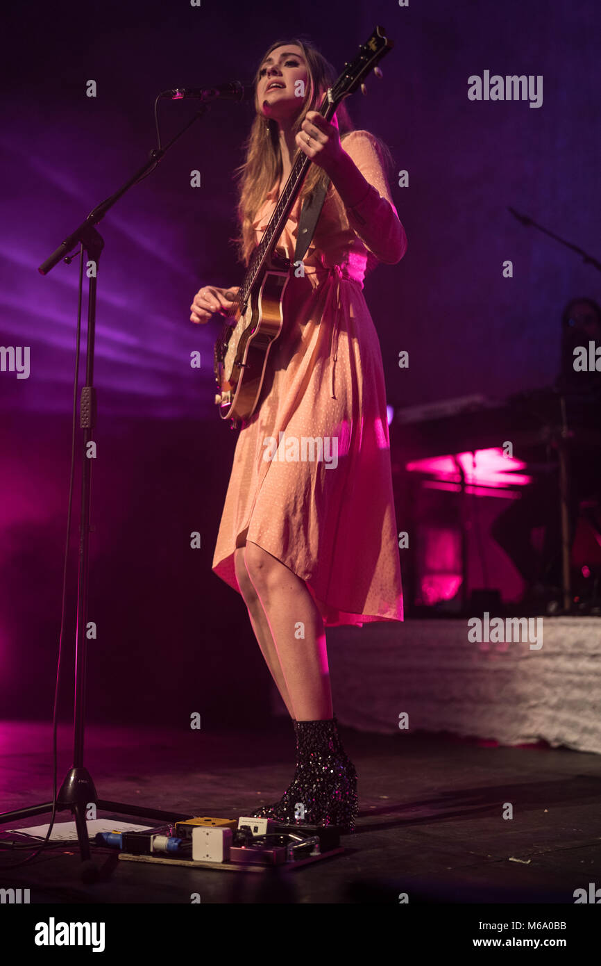 London, UK. 1st March, 2018. Johanna Soderberg of First Aid Kit ...
