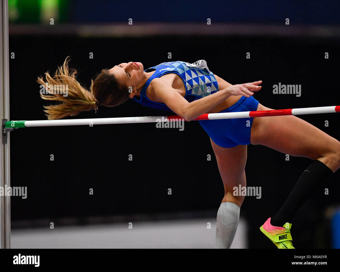 Birmingham, UK. 02nd Mar, 2018. Alessia Trost (ITA) places third in the ...
