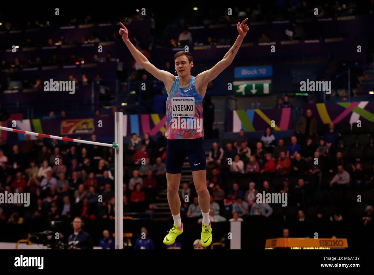 London, UK. 1st Mar, 2018. Authorized Neutral Athlete Danil Lysenko ...