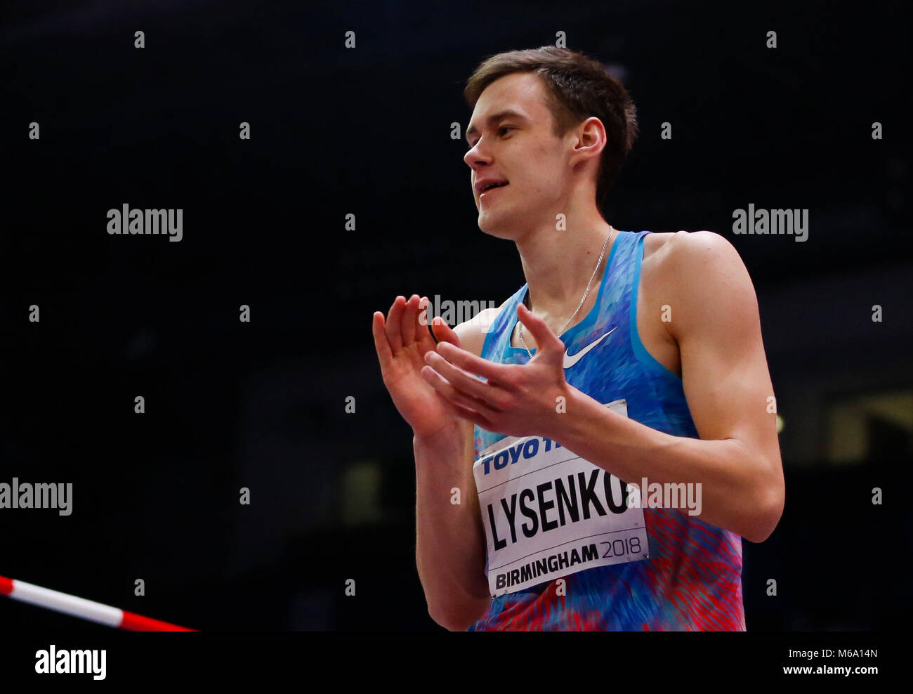 London, UK. 1st Mar, 2018. Authorized Neutral Athlete Danil Lysenko ...