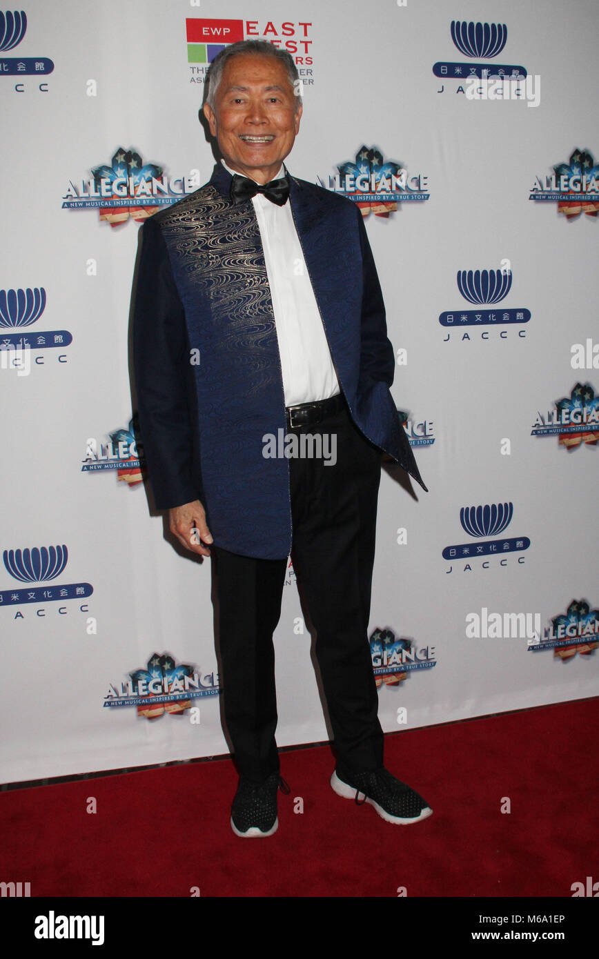 George Takei 02/28/2018 The Los Angeles premiere of the Broadway ...