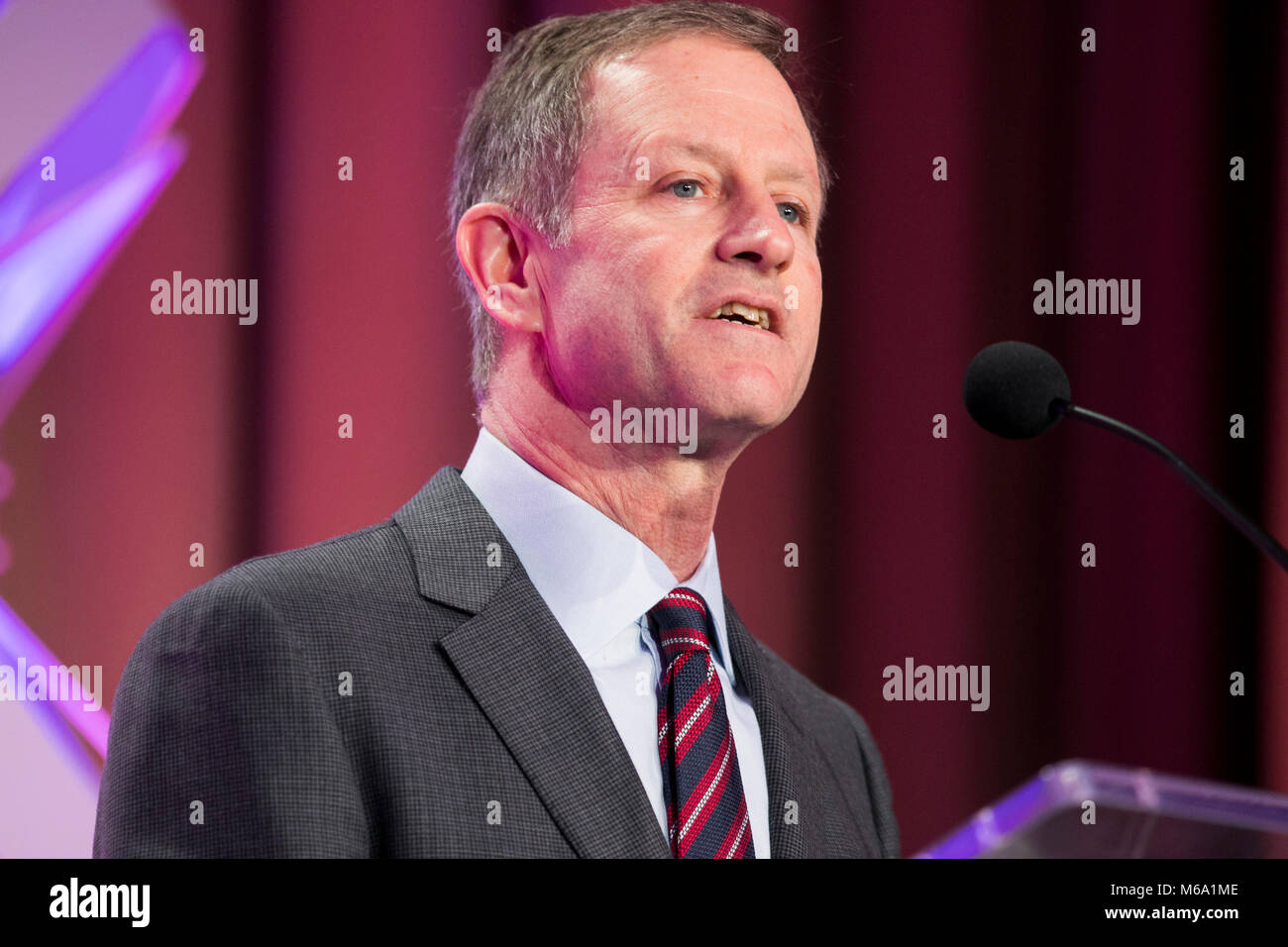 Washington, USA. 1st Mar, 2018. Michael Small, President and Chief ...