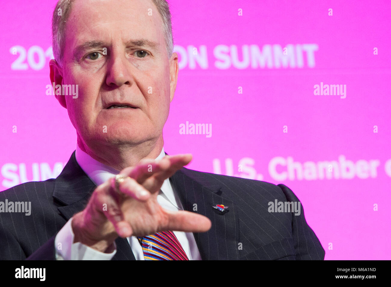 Washington, USA. 1st Mar, 2018. Gary C. Kelly, Chairman of the Board ...