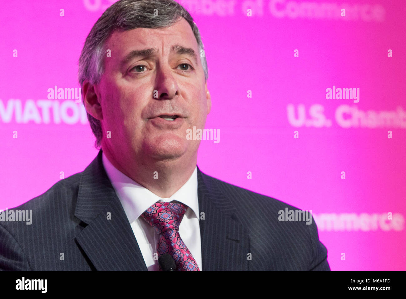 Washington, USA. 1st Mar, 2018. Kevin McAllister, President and Chief ...