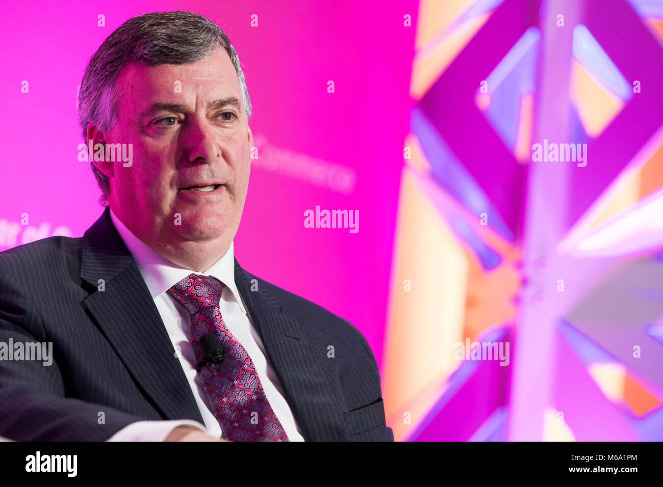 Washington, USA. 1st Mar, 2018. Kevin McAllister, President and Chief ...