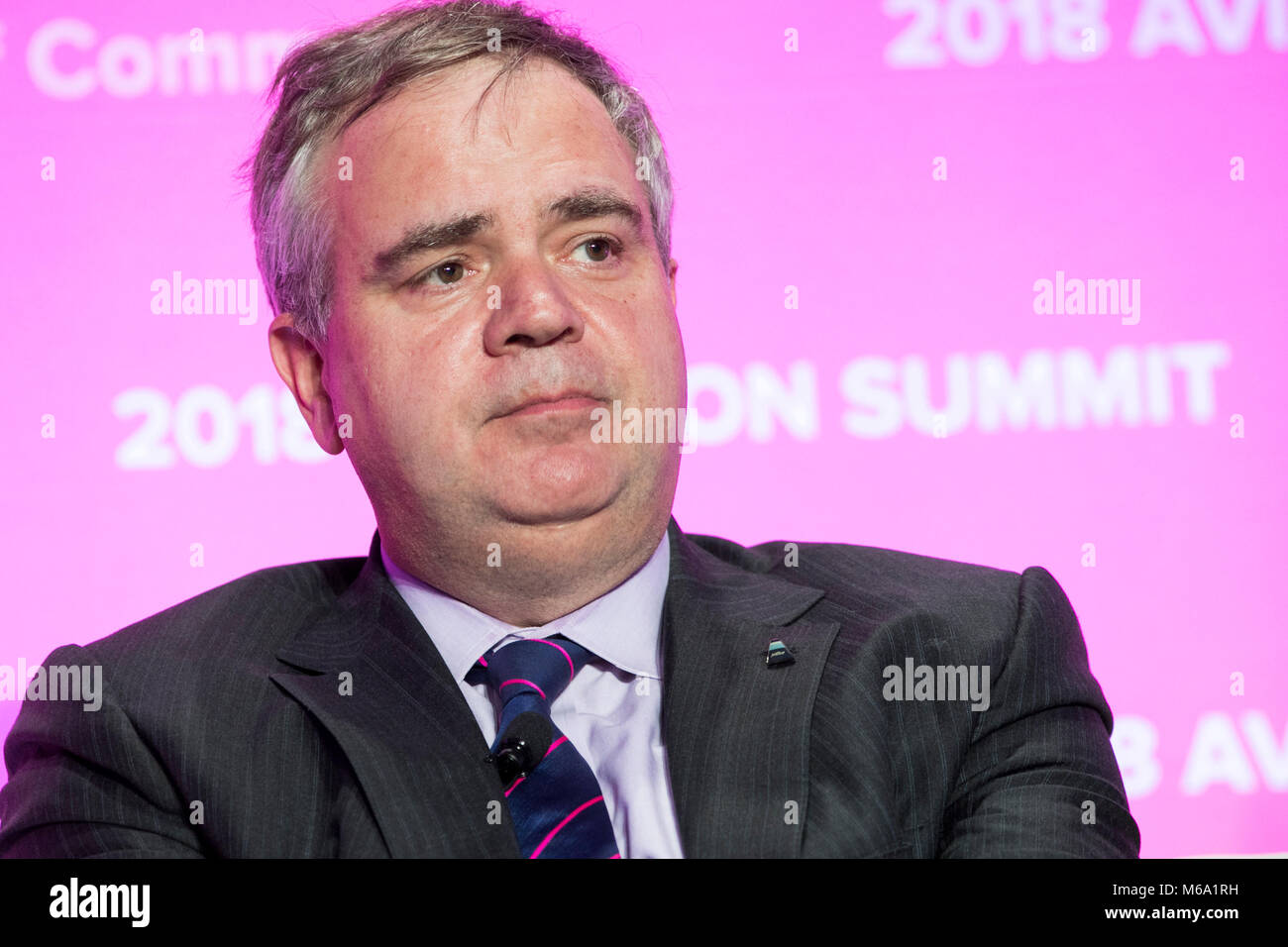 Washington, USA. 1st Mar, 2018. Robin Hayes, President and Chief ...