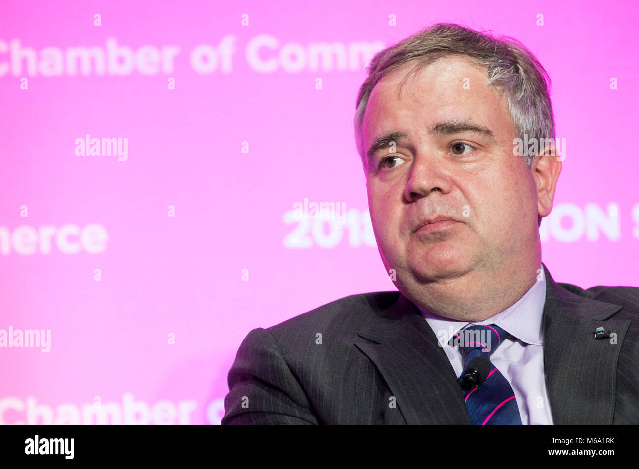 Washington, USA. 1st Mar, 2018. Robin Hayes, President and Chief ...