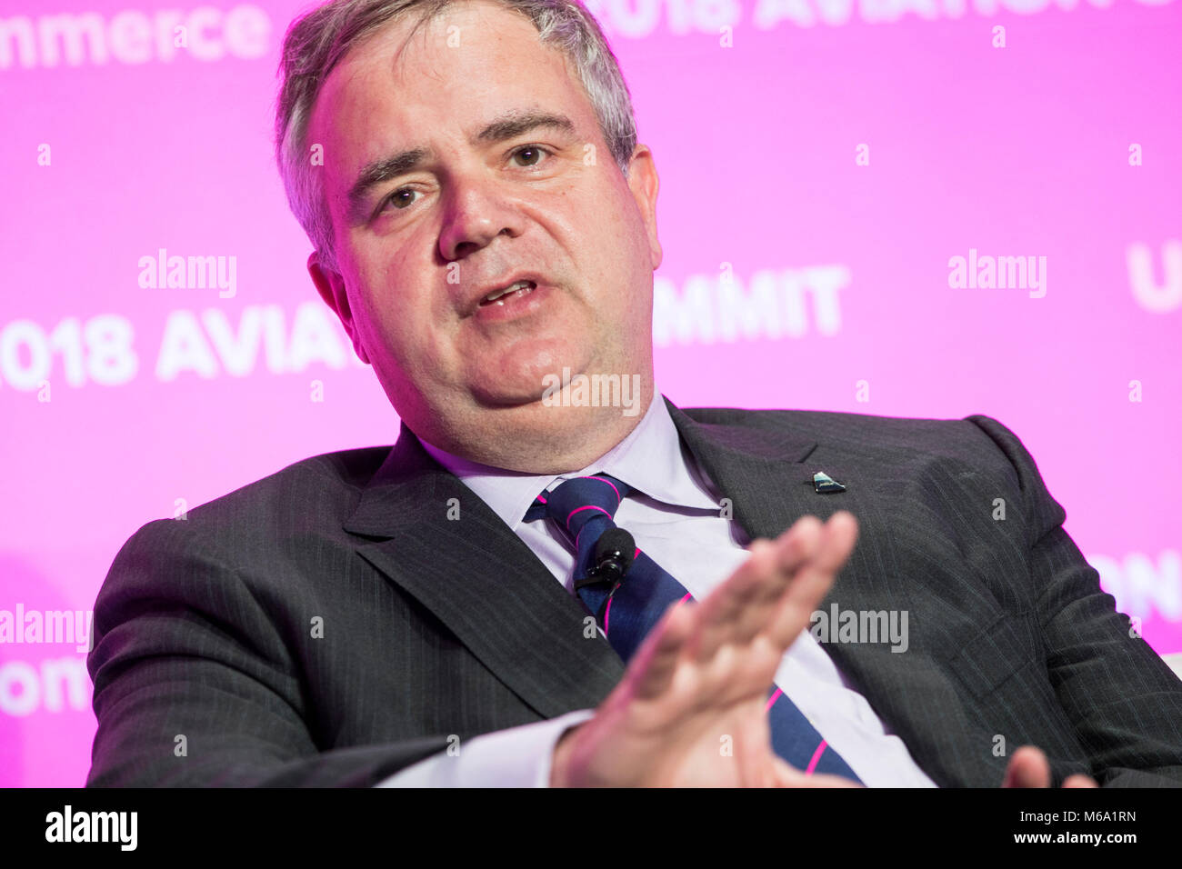 Washington, USA. 1st Mar, 2018. Robin Hayes, President and Chief ...