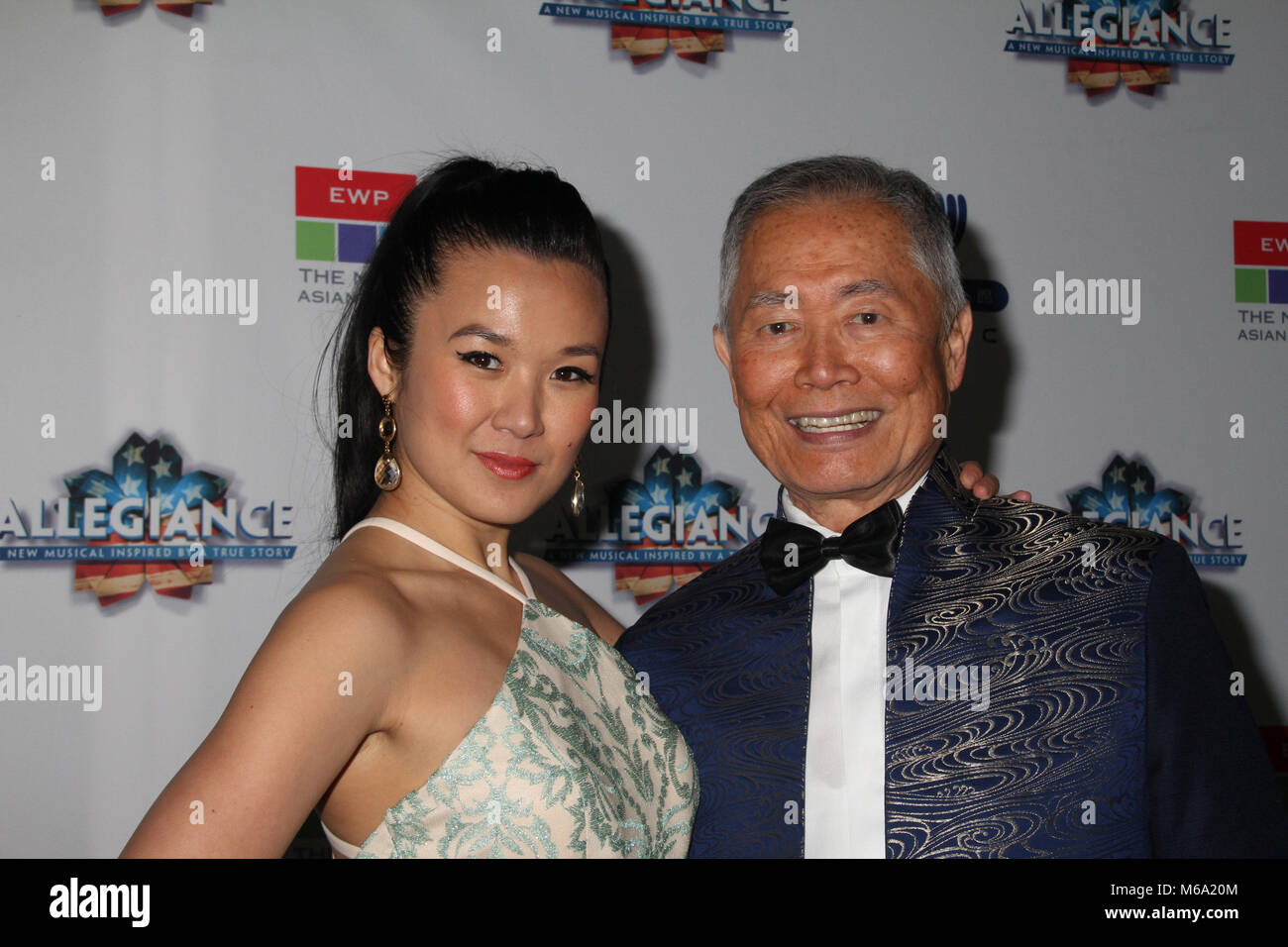 Los Angeles, California, USA. 1st March, 2018. Elena Wang, George Takei ...