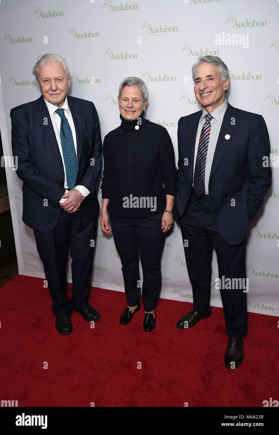 New York, NY, USA. 1st Mar, 2018. Sir David Attenborough, Pamela Yates ...