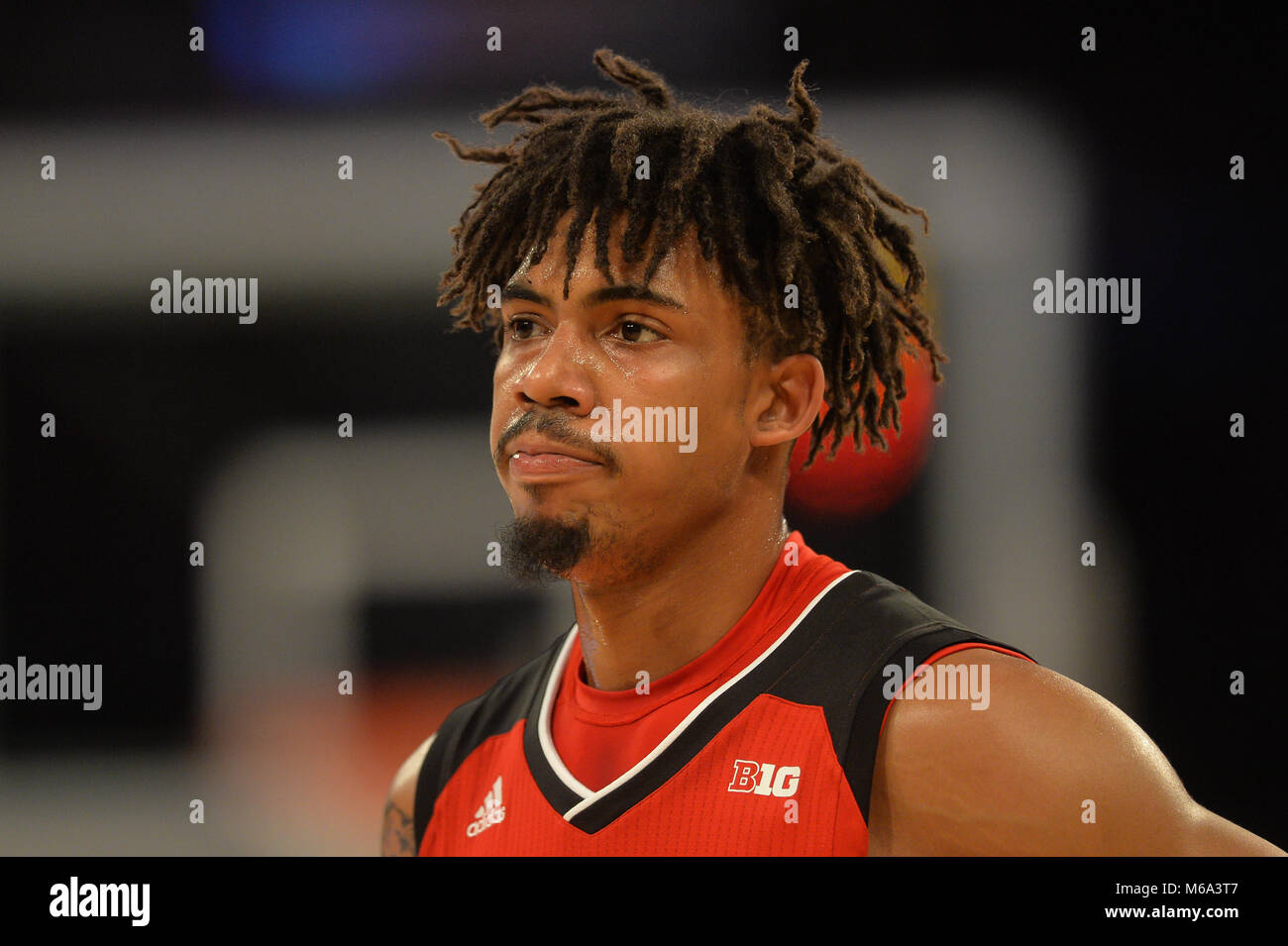 New York, New York, USA. 1st Mar, 2018. COREY SANDERS (3) in action ...