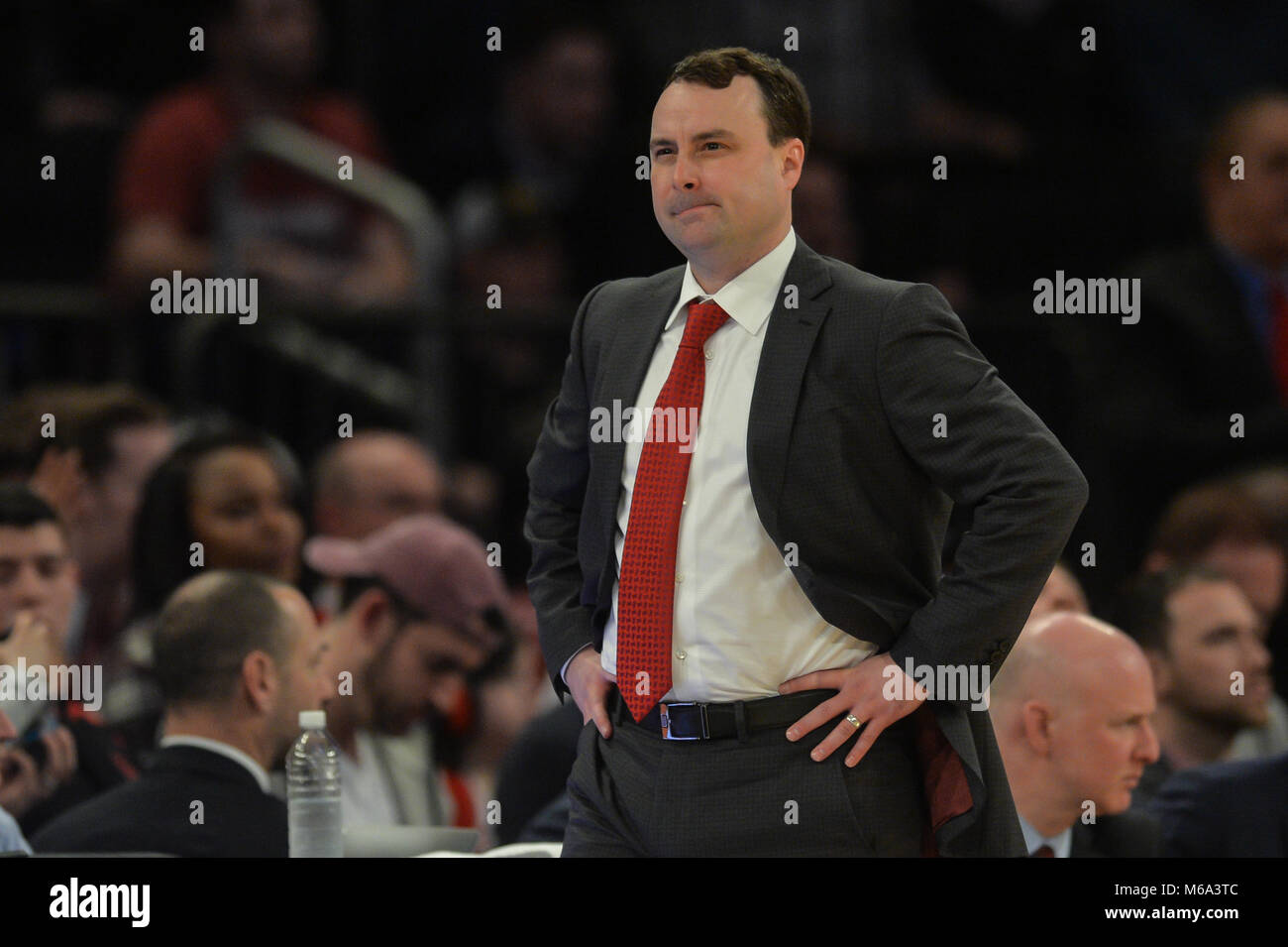 New York, New York, USA. 1st Mar, 2018. Indiana Head Coach Archie ...