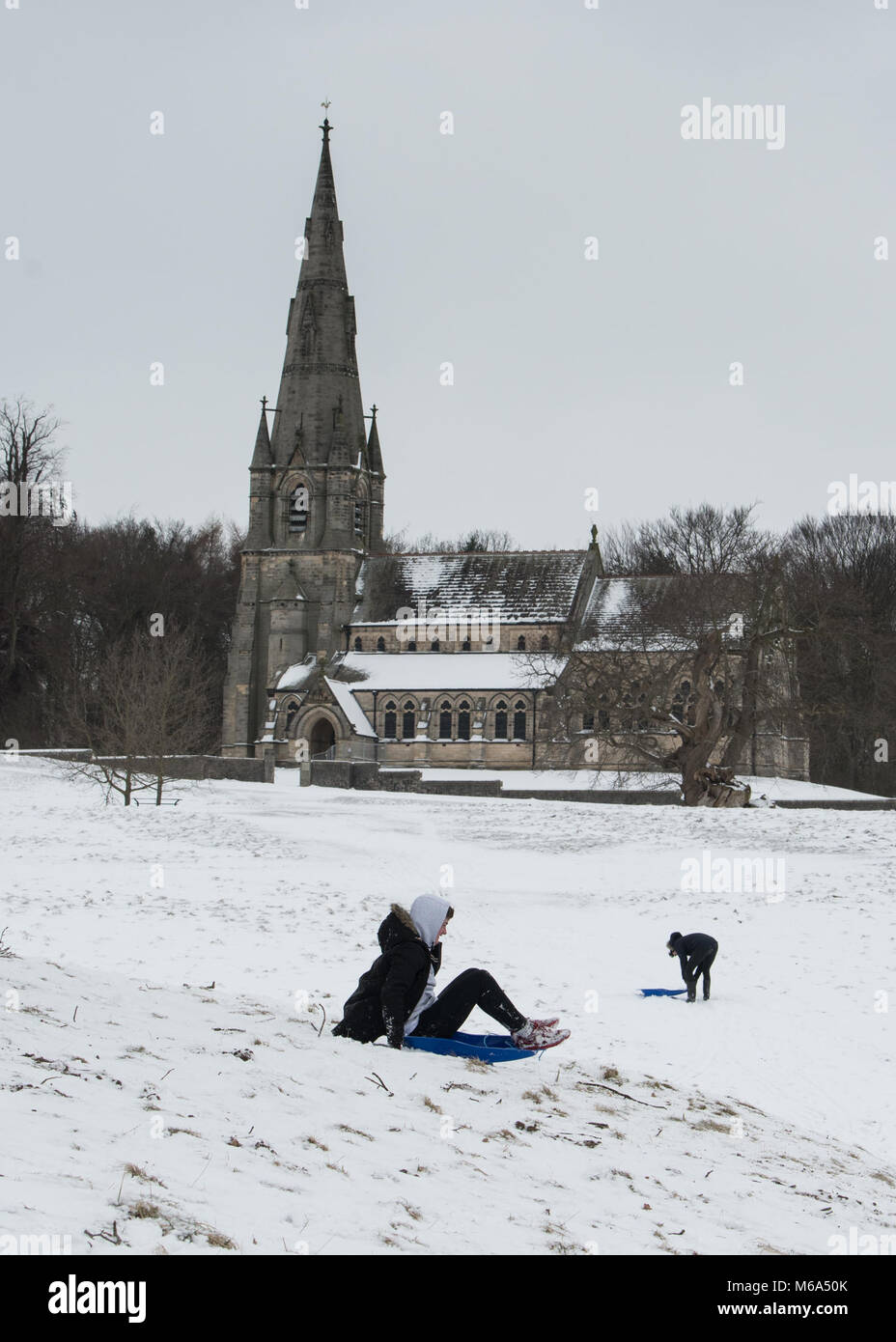 Fountains abbey studley royal snow hi-res stock photography and images ...