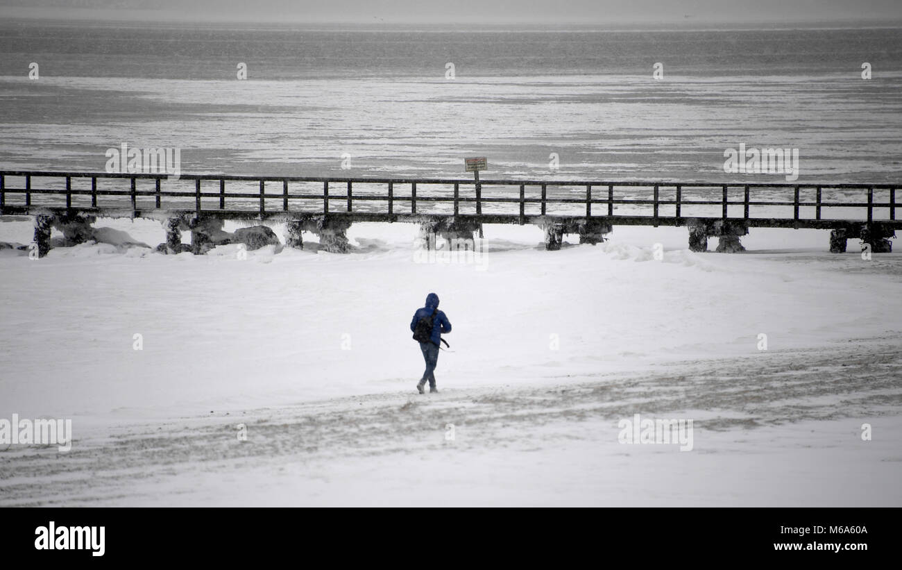 Pedestrian seen walking along hi-res stock photography and images - Alamy