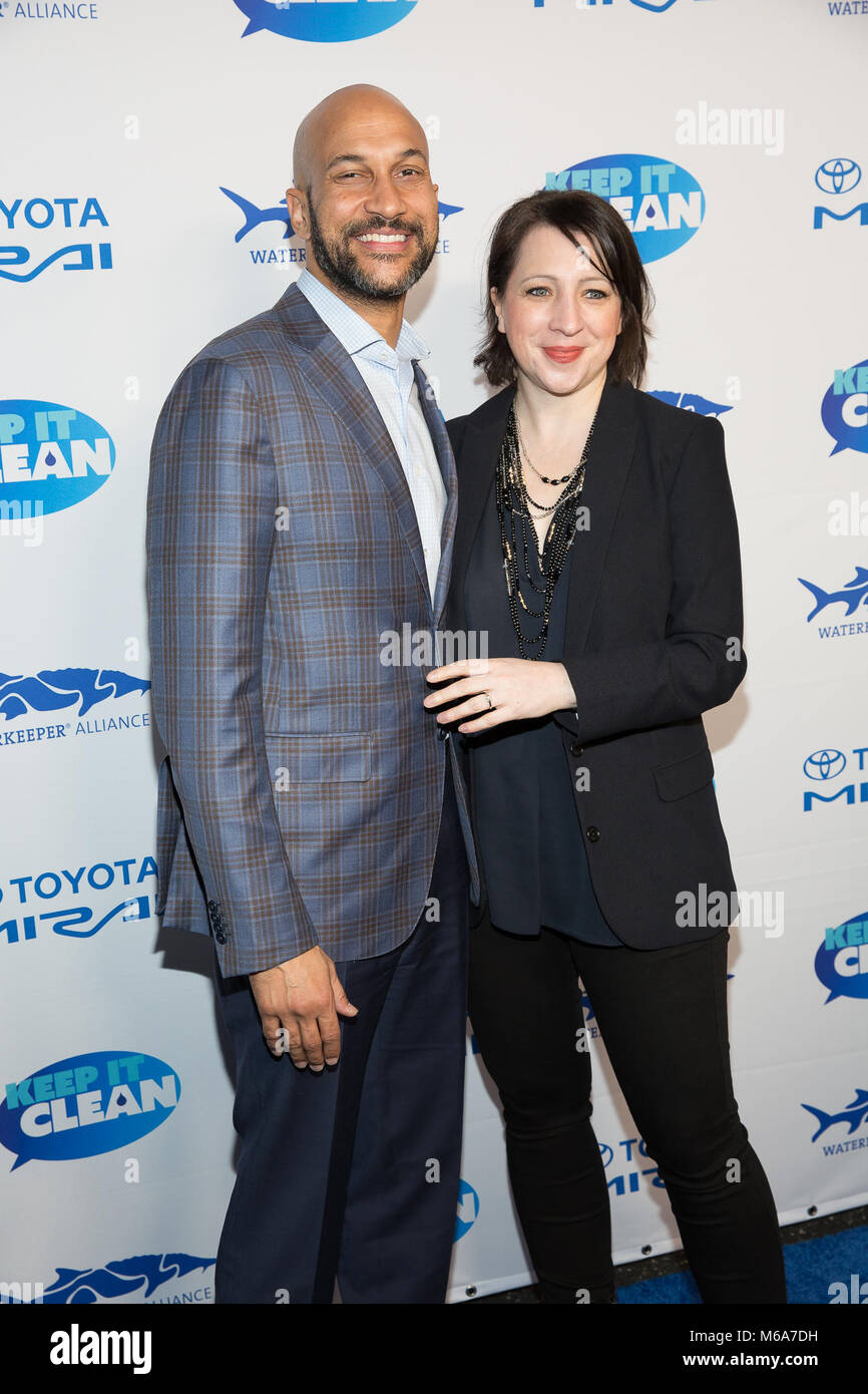 Hollywood, Ca. 1st Mar, 2018. Keegan-Michael Key and Elisa Pugliese at ...