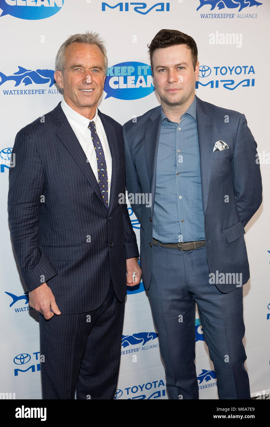 Hollywood, Ca. 1st Mar, 2018. Robert F. Kennedy Jr. and Taran Killam at ...