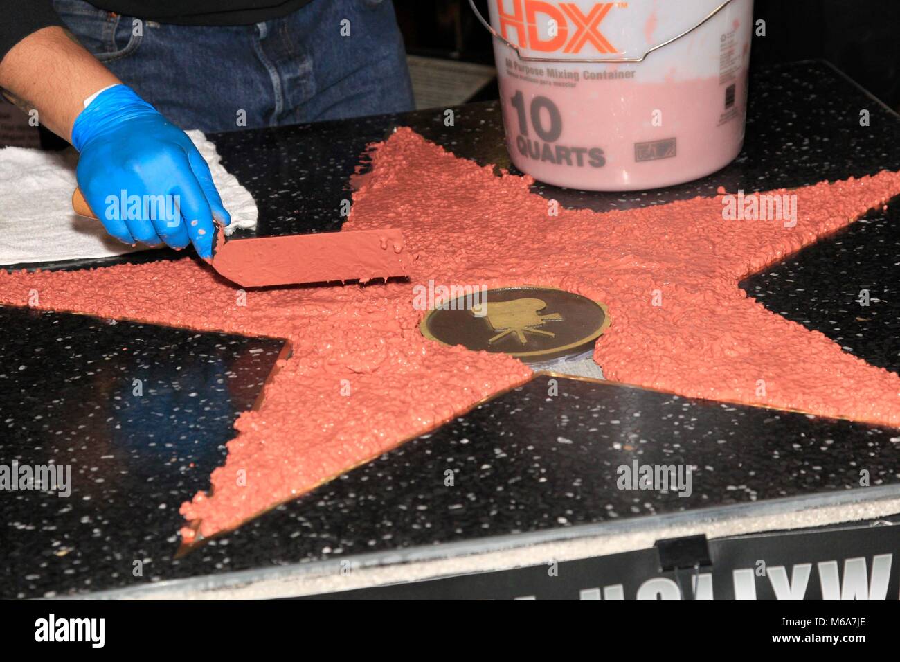 Los Angeles, CA, USA. 1st Mar, 2018. Hollywood star making in progress ...