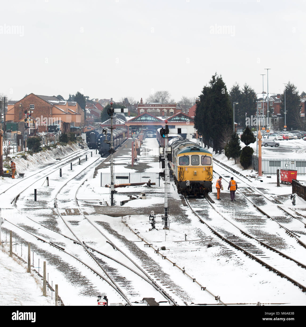 Kidderminster, UK. 2nd March, 2018. UK weather: with sub-zero ...