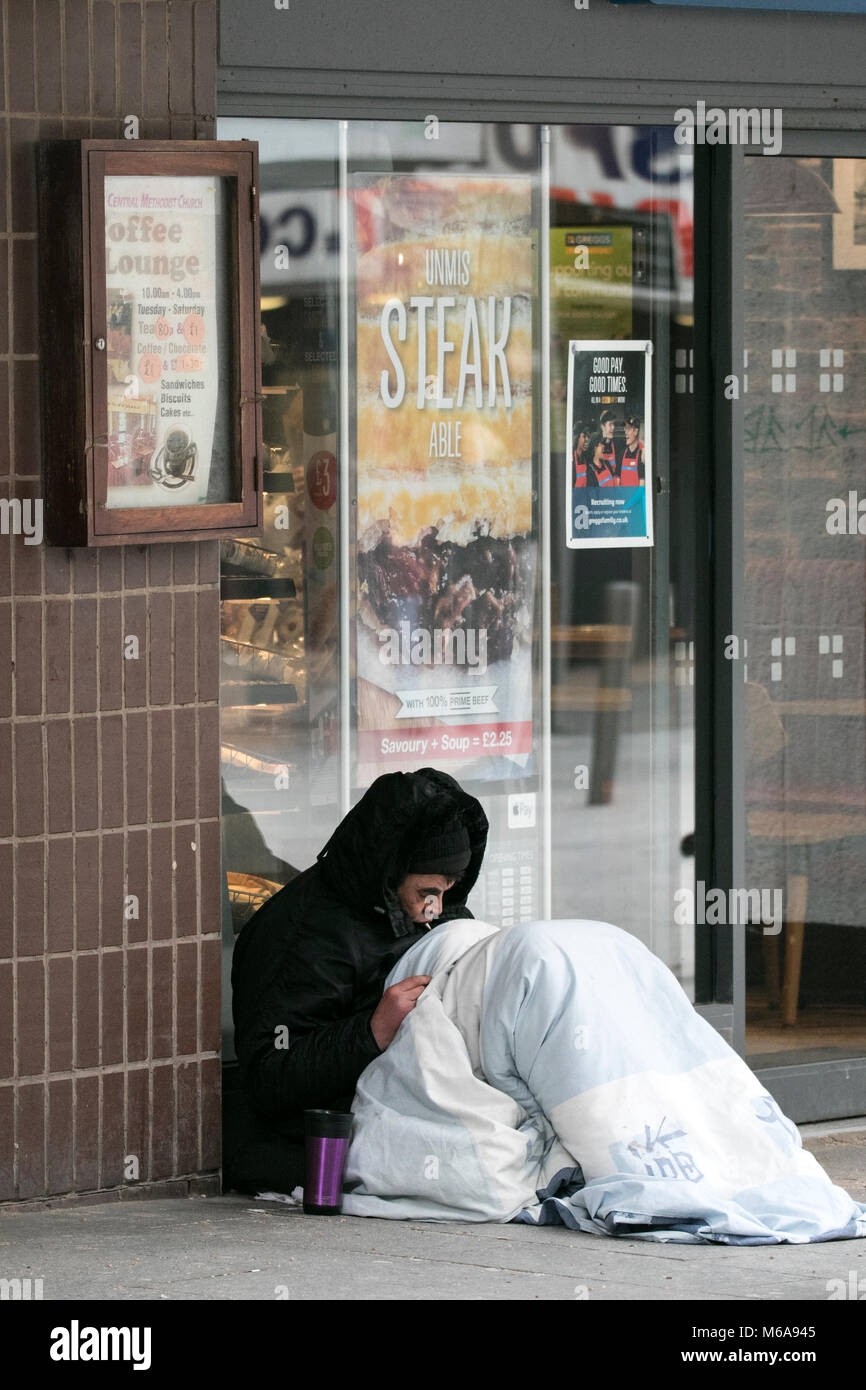 homeless homelessness beg beggar tramp swep rough sleeper sleeping cold ...