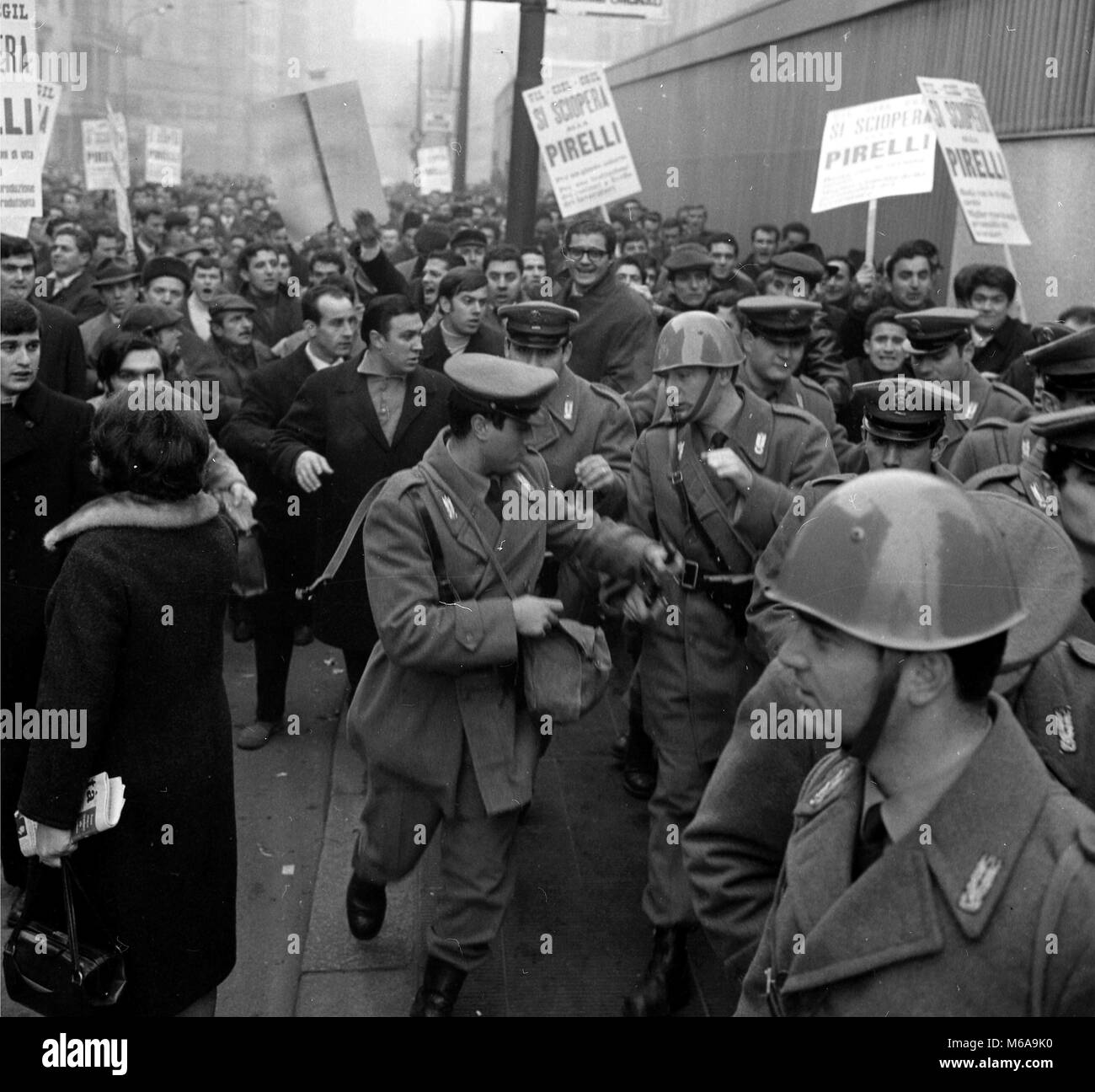 PIRELLI WORKERS 'EVENT, IN THE WAY FABIO FILZI, WITH AN ANTI-PROOF ...