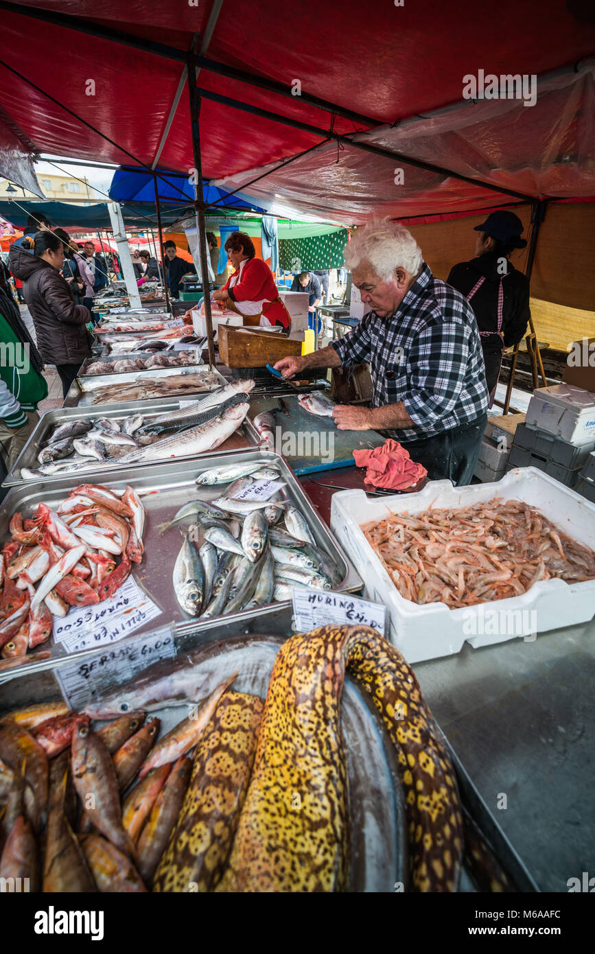 Local fish market, Marsaxlokk, Malta, Europe Stock Photo - Alamy
