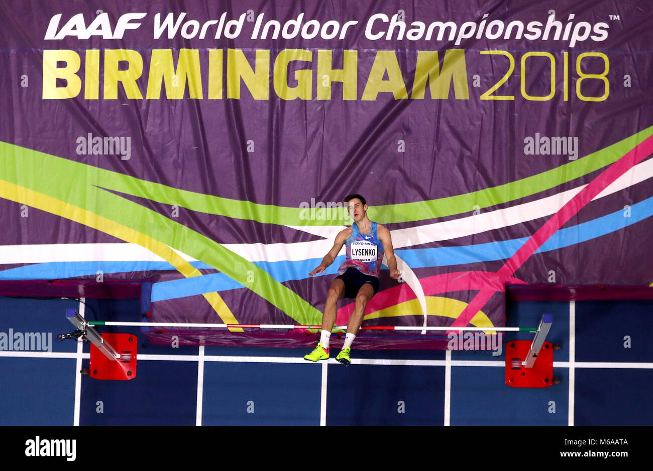 Authorised Neutral Athlete Danil Lysenko on his way to winning the Men ...