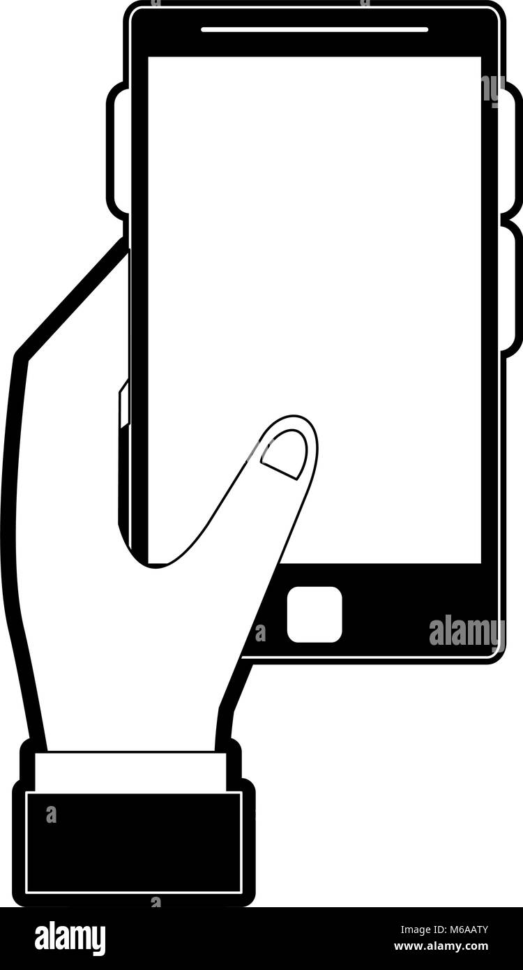 Mobile smartphone symbol Stock Vector Image & Art - Alamy