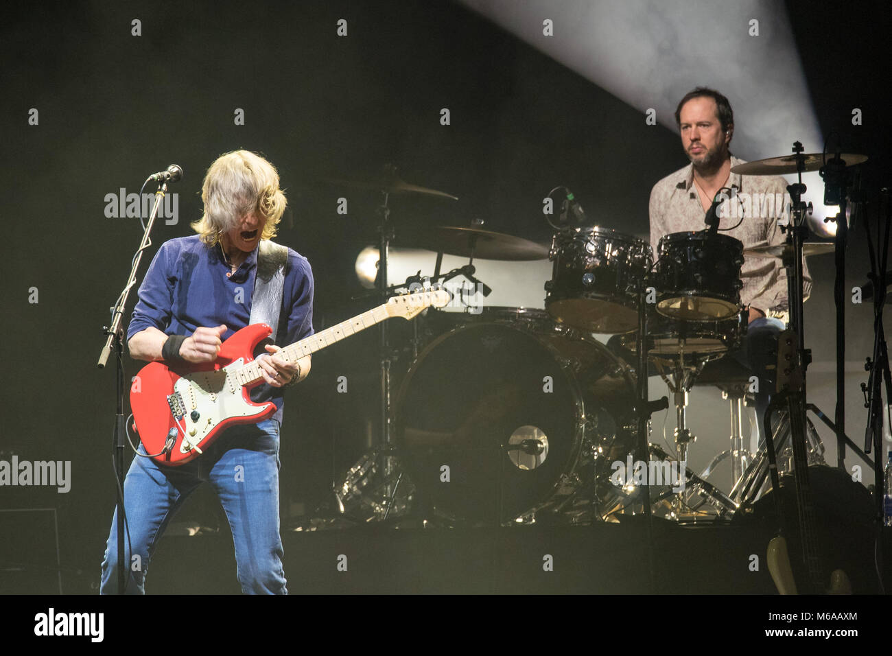 Wroclaw, Poland. 27th February, 2018. Concert of band Dire Straits ...