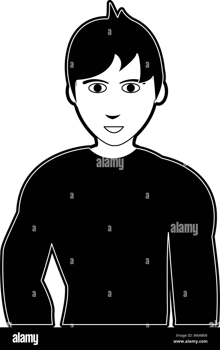 Young fashion man cartoon Stock Vector Image & Art - Alamy