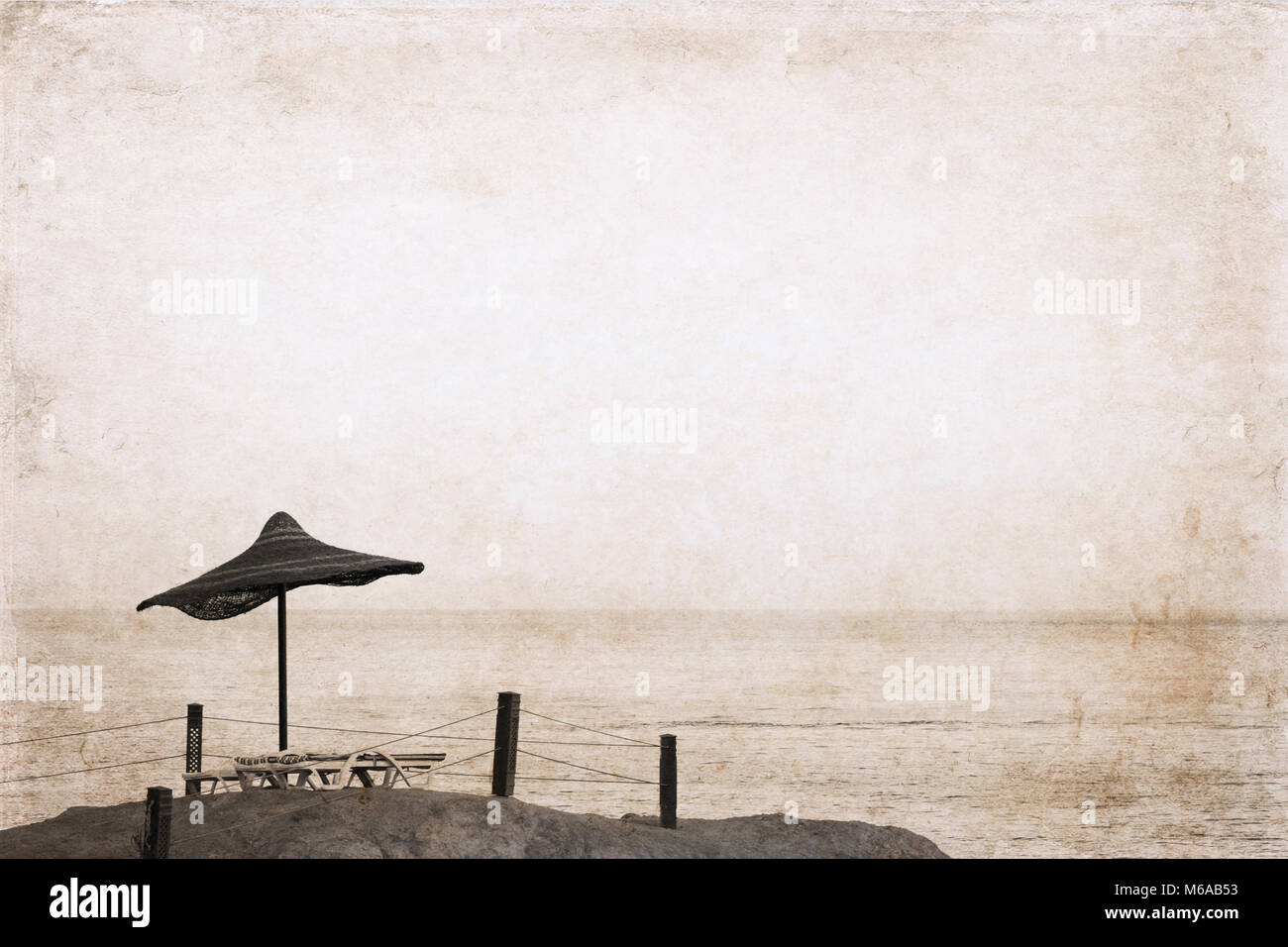 Retro beach postcard hi-res stock photography and images - Alamy