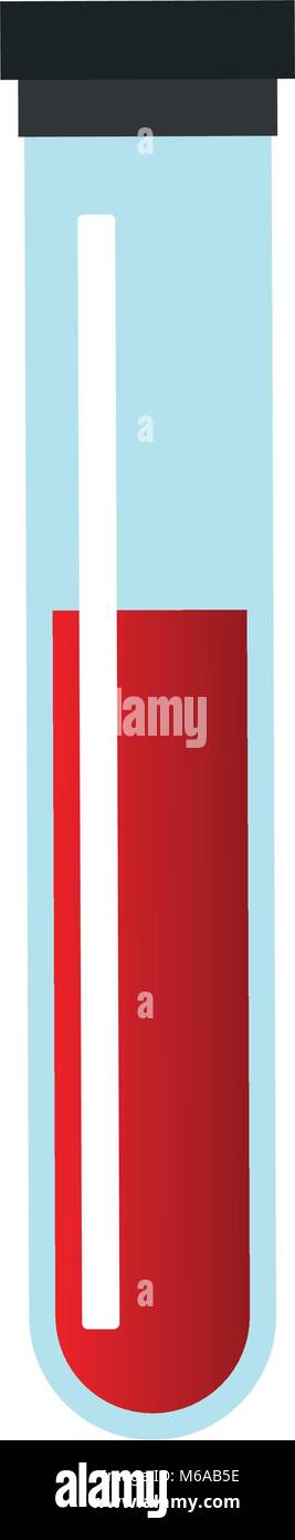 Blood test tube Stock Vector Image & Art - Alamy