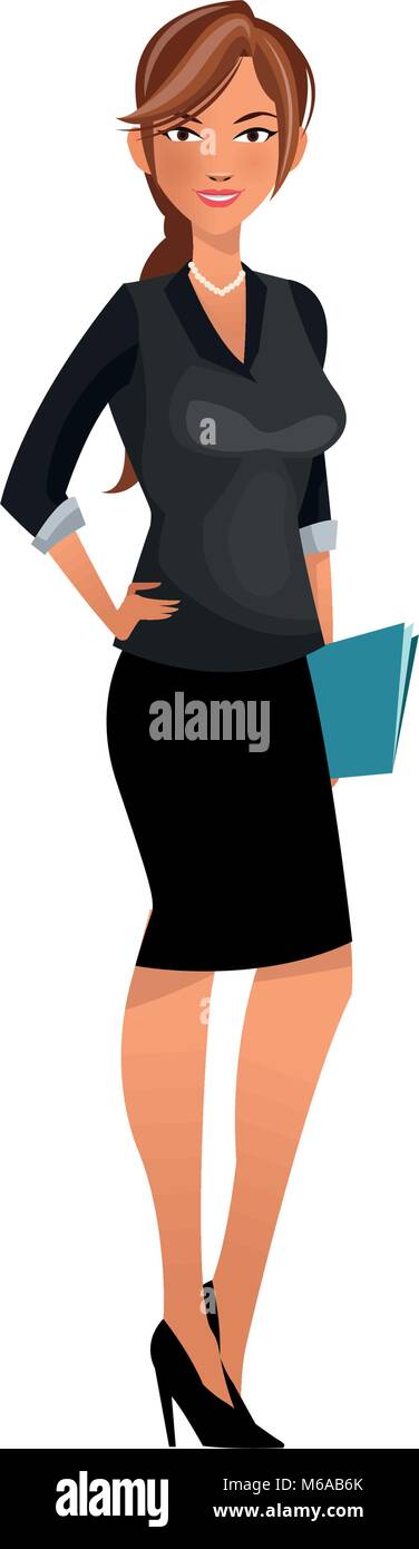 Executive woman cartoon Stock Vector Image & Art - Alamy