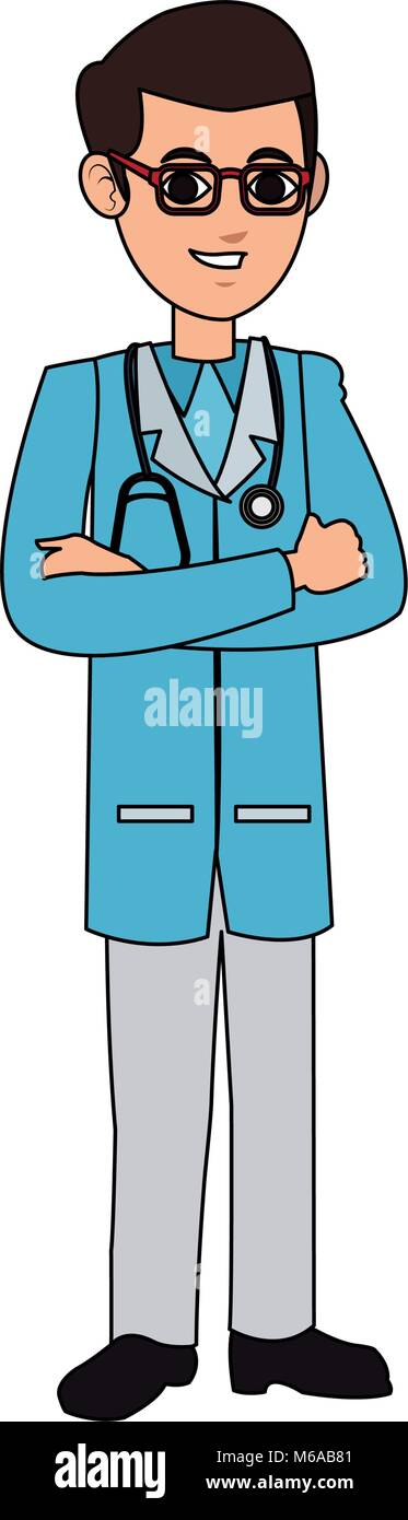 Doctor male cartoon Stock Vector Image & Art - Alamy