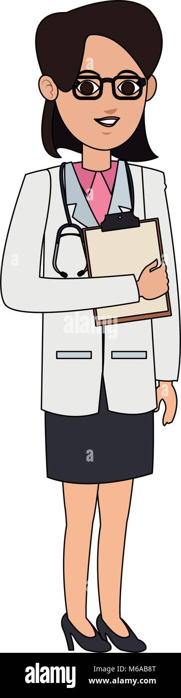 Woman doctor cartoon Stock Vector Image & Art - Alamy