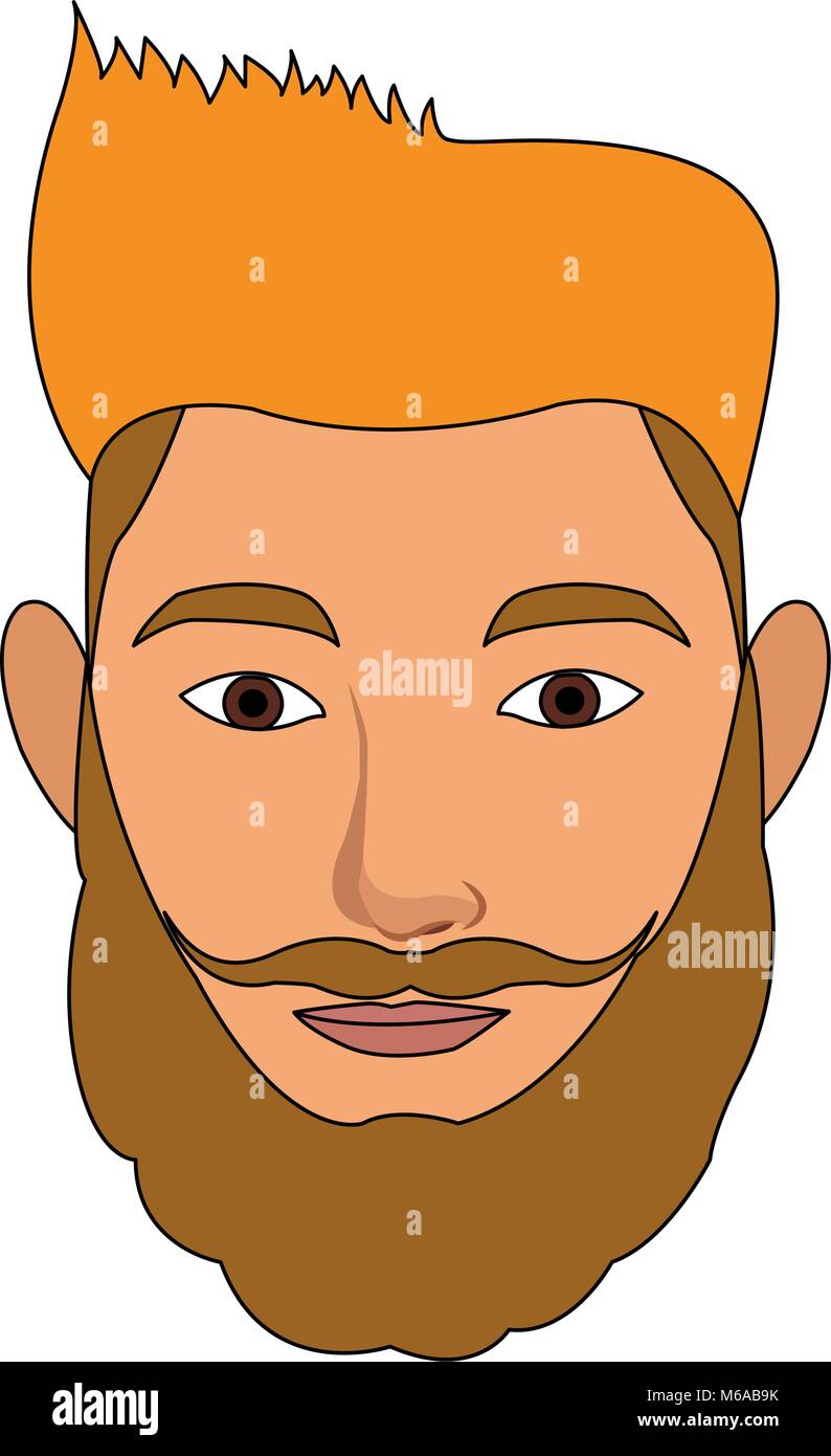 Hipster face cartoon Stock Vector Image & Art - Alamy