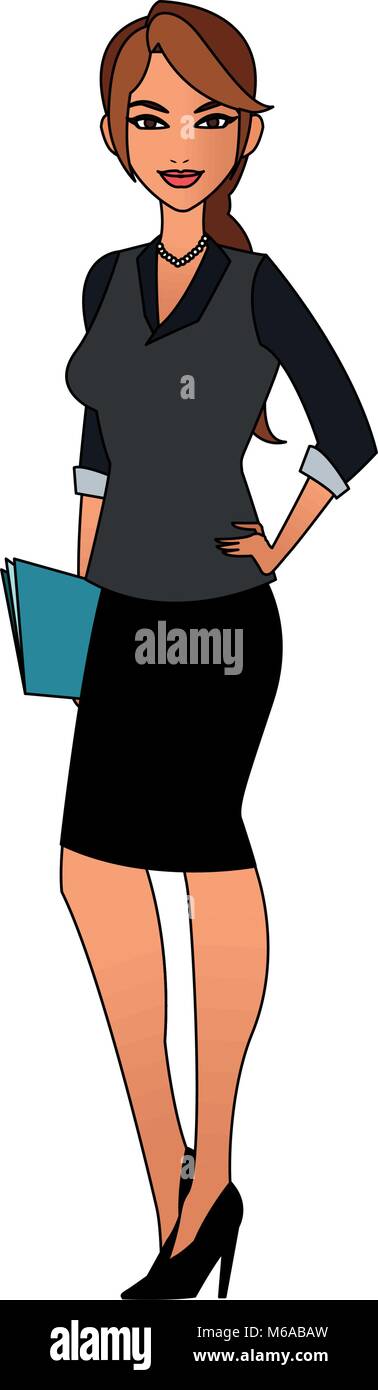 Executive woman cartoon Stock Vector Image & Art - Alamy