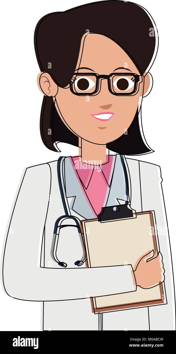 Woman doctor cartoon Stock Vector Image & Art - Alamy