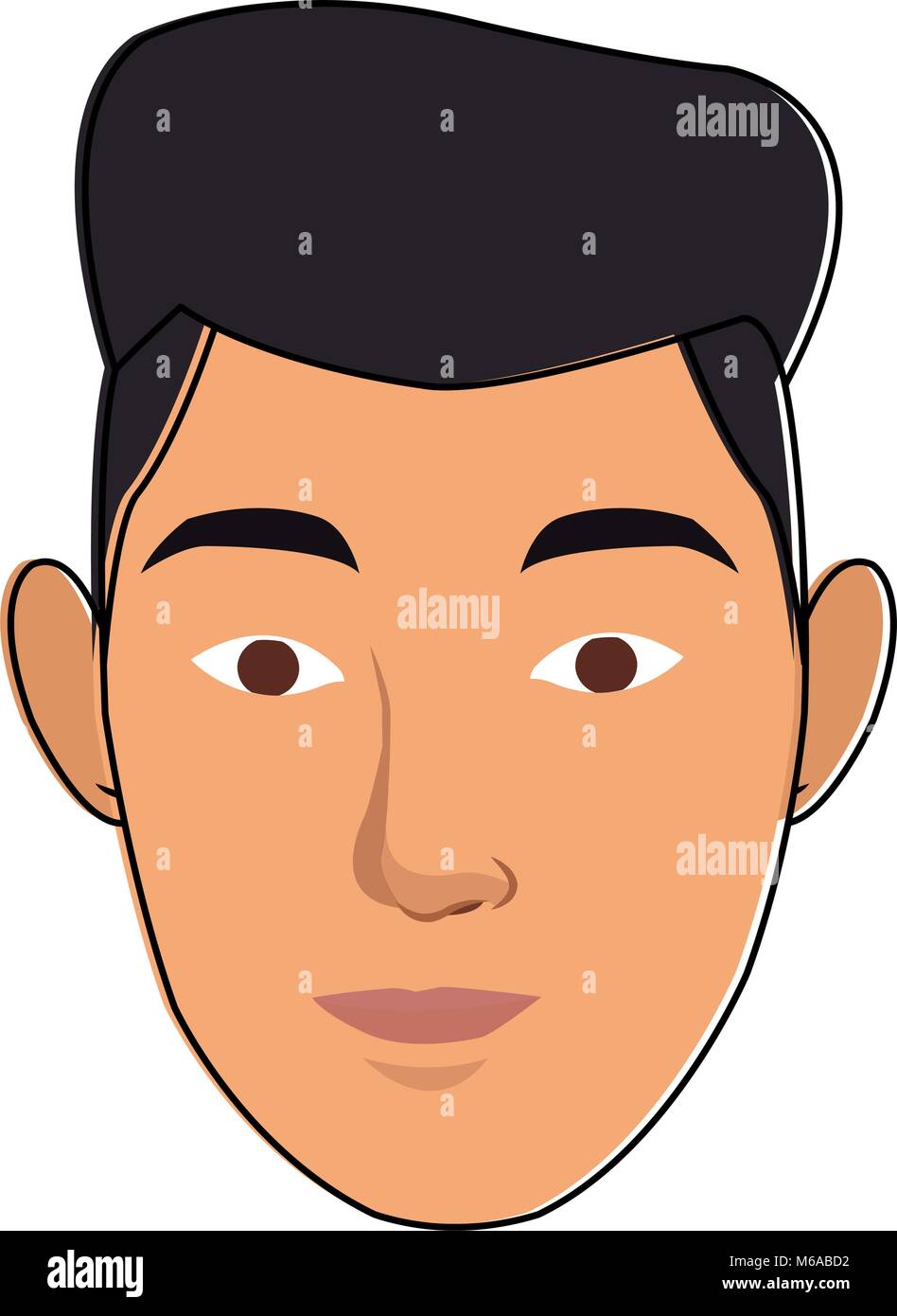 Man face cartoon Stock Vector Image & Art - Alamy