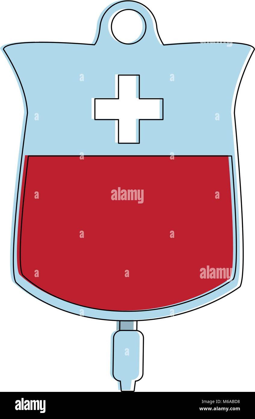 Blood bag symbol Stock Vector Image & Art - Alamy