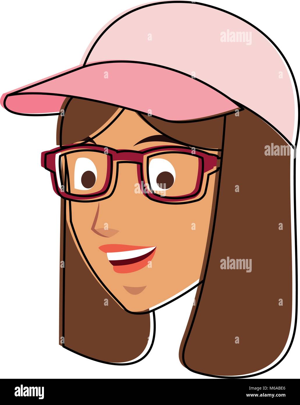 Woman face cartoon Stock Vector Image & Art - Alamy