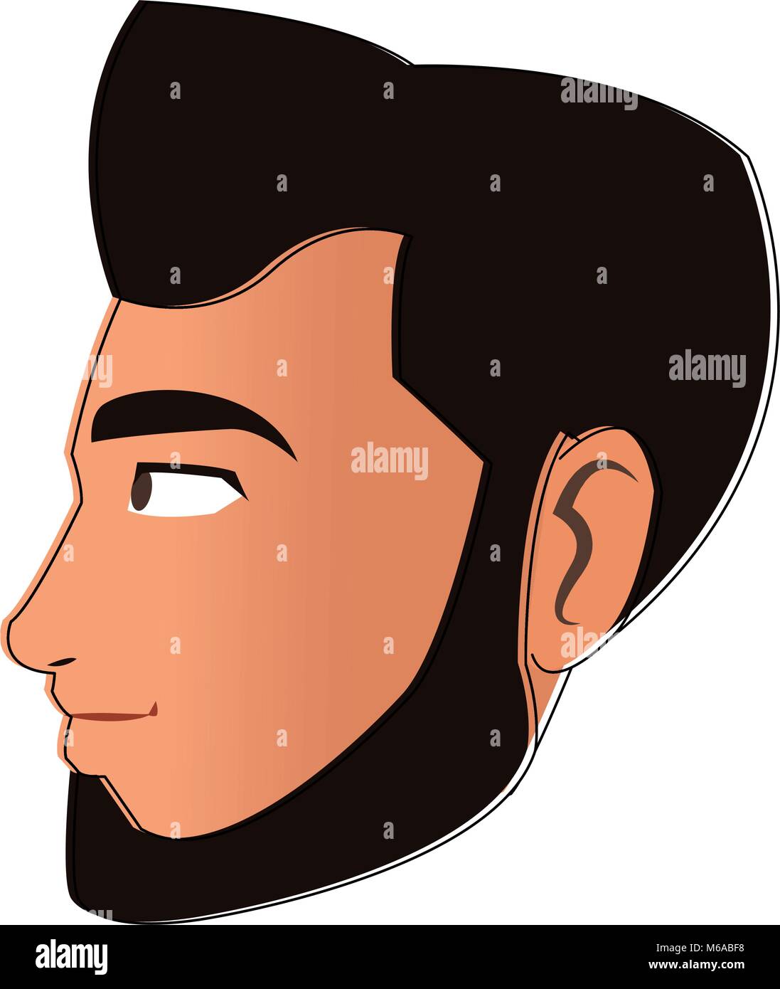 Man face cartoon Stock Vector Image & Art - Alamy